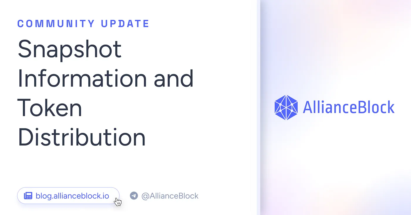 AllianceBlock - NXRA Token Distribution